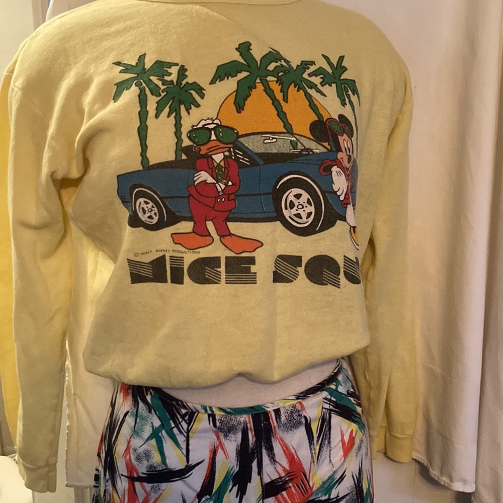 Street Wear Mice Squad Walt Disney Vintage 1980s Swea… - Gem
